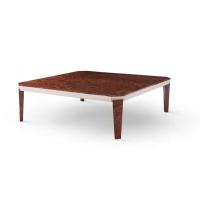 China Italian Customized Coffee Table Burl 60cm Small Square Coffee Table for sale