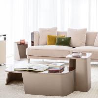 China Square Shape Living Room Coffee Table Luxury Modern Furnitures 600x600x560mm for sale