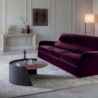 China 80x45cm Black Marble Side Table , 55cm End Table Coffee Table for sale