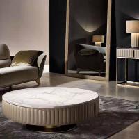 China Matte Customized Coffee Table Contemporary 45cm Italian Marble for sale