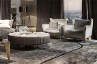 China Matte Customized Coffee Table Contemporary 45cm Italian Marble for sale