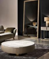 China Matte Customized Coffee Table Contemporary 45cm Italian Marble for sale