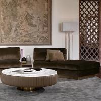 China Matte Customized Coffee Table Contemporary 45cm Italian Marble for sale