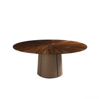 China Pine Burl Luxury Modern Dining Room Tables 1.6m Kitchen Table Sets for sale