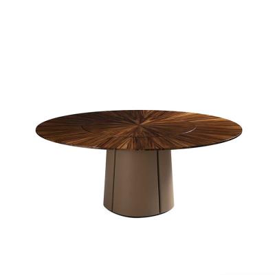 China Pine Burl Luxury Modern Dining Room Tables 1.6m Kitchen Table Sets for sale