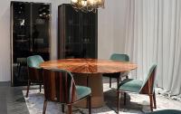 China Pine Burl Luxury Modern Dining Room Tables 1.6m Kitchen Table Sets for sale
