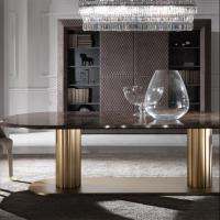 China 2.6x1.2m Contemporary Luxury Dining Table Nordic Esstisch Marmor for sale