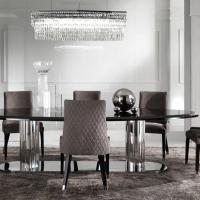 China 2.6x1.2m Contemporary Luxury Dining Table Nordic Esstisch Marmor for sale