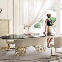China 1800x900mm Contemporary Luxury Dining Table 0.76m High End Modern for sale