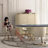 China 1800x900mm Contemporary Luxury Dining Table 0.76m High End Modern for sale