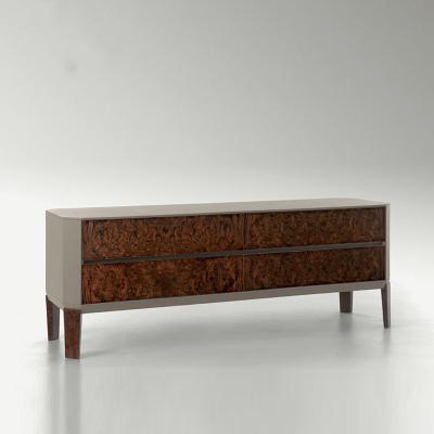 China Burl 18in Cabinet Console Table TV 180cm Wooden For Living Room for sale