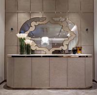 China 1800mm Cabinet Console Table 0.45m Marble Top Console Table for sale
