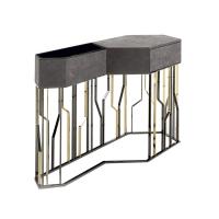China 0.85m Shoe Cabinet Console Table With File Drawers Stainless Steel Matted for sale