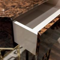 China 0.85m Shoe Cabinet Console Table With File Drawers Stainless Steel Matted for sale