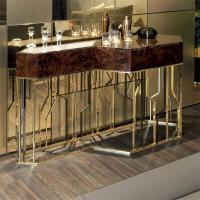 China 0.85m Shoe Cabinet Console Table With File Drawers Stainless Steel Matted for sale