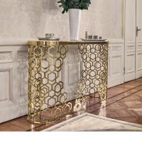 China Corridor Bar Cabinet Console Table 0.4m Marble Sideboard Buffet for sale
