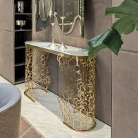 China Corridor Bar Cabinet Console Table 0.4m Marble Sideboard Buffet for sale