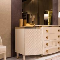 China 17.7in Sideboard Buffet Console Table 1.5m Matted 4 Drawer for sale