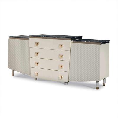 China 17.7in Sideboard Buffet Console Table 1.5m Matted 4 Drawer for sale