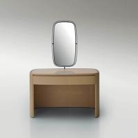 China Luxury Nordic Modern Dressing Table With Mirror And Lights , 0.6m Modern Bedroom Vanity Table for sale
