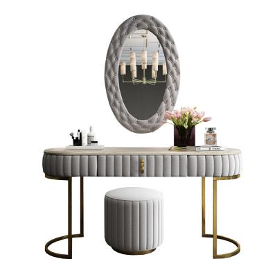 China Nordic 30in Modern Dressing Tables Pine Modern Makeup Vanity Table for sale