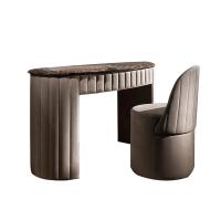 China Titanium 0.5m Contemporary Dressing Table Chair Italian Mid Century Modern for sale