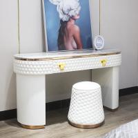 China Antique Modern Dressing Tables Leatherette 0.9m Mid Century Modern Makeup Vanity for sale