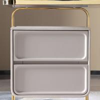 China 1.4m Modern Dressing Tables Stainless Steel 0.55m Modern Style Makeup Vanity for sale