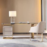 China 1.4m Modern Dressing Tables Stainless Steel 0.55m Modern Style Makeup Vanity for sale