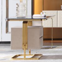 China 1.4m Modern Dressing Tables Stainless Steel 0.55m Modern Style Makeup Vanity for sale