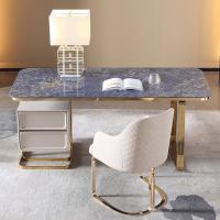 China 1.4m Modern Dressing Tables Stainless Steel 0.55m Modern Style Makeup Vanity for sale