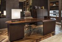 China Lacquer Hardwood Office Desk 2.2x0.76m With Storage Solid Wood for sale