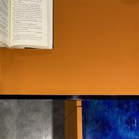 China Well Padded Office Table And Chair Combo Leather Boss Official Table And Chair for sale