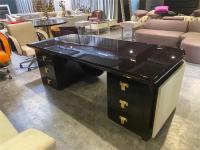 China 2x0.76m Computer Office Table And Chair Combo Marble for sale