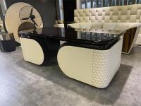 China 2x0.76m Computer Office Table And Chair Combo Marble for sale