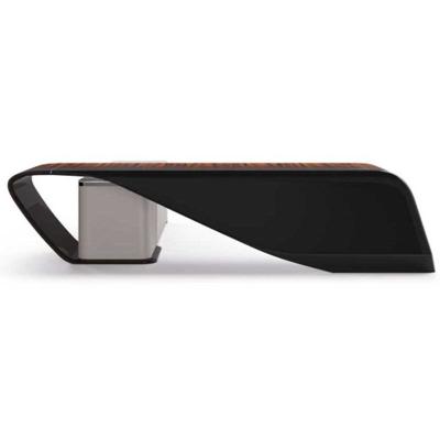 China Minimalist Office Table And Chair Combo Leatherette Burl Office Coffee Table for sale