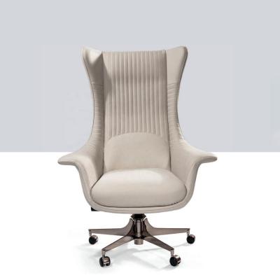 China 0.85x0.62m Office Table And Chair Combo Wheels Executive Revolving Office for sale