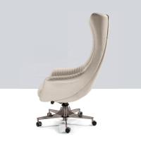 China 0.85x0.62m Office Table And Chair Combo Wheels Executive Revolving Office for sale
