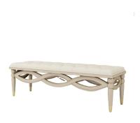 China Solid Wood Bed End Bench Ottoman 1.5x0.5m Modern Bedroom Furniture Sets for sale