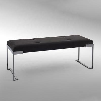 China Fabric Bedside Ottoman Bench Stool Modern Bedroom Furniture Sets 15cm for sale