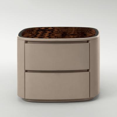 China Nordic 0.6m Contemporary Wood Nightstands 450mm Modern Contemporary Bedside Tables for sale