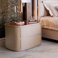 China Nordic 0.6m Contemporary Wood Nightstands 450mm Modern Contemporary Bedside Tables for sale