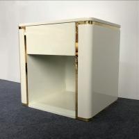 China Marble Modern Industrial Bedside Table for sale