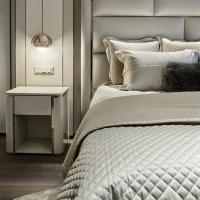 China Marble Modern Industrial Bedside Table for sale