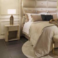 China Marble Modern Industrial Bedside Table for sale