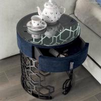 China 600mm Modern Bedroom Nightstand 23in 0.65m Contemporary Bedside Tables for sale