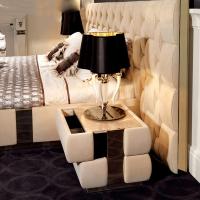 China titanium 2 drawer modern nightstand for sale