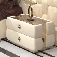 China titanium 2 drawer modern nightstand for sale