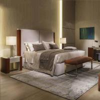 China Minimalist 0.6m Modern Marble Nightstand 400mm Trendy Bedside Cabinets for sale