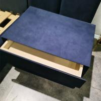 China Bedroom Bedside Table With 2 Drawers Solid Wood Frame Luxury Modern Furnitures 600mm for sale